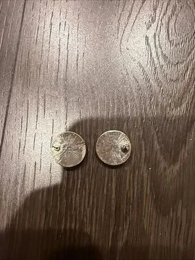Aldo | Accessories | Aldo Brushed Silvertone Round Stud Earrings | Poshmark